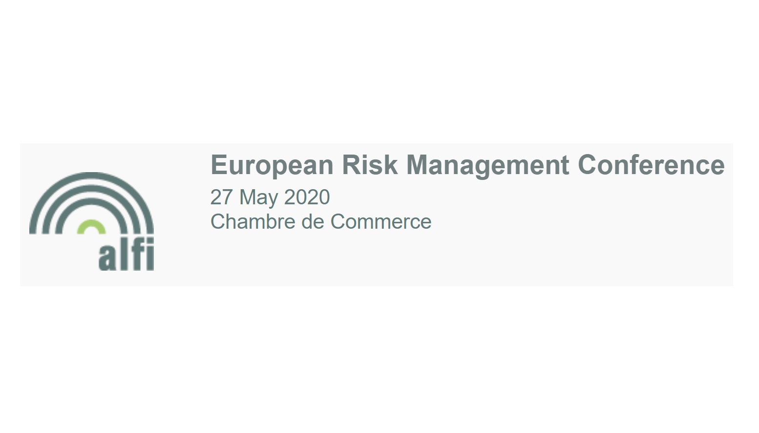 ALFI/ALRiM European Risk Management Conference - CTIT